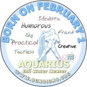 February 1 Zodiac Horoscope Birthday Personality - SunSigns.Org