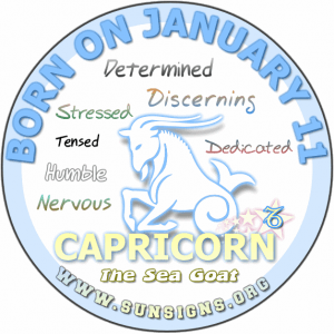 January 11 Zodiac Horoscope Birthday Personality - SunSigns.Org