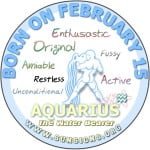 February 15 Zodiac Horoscope Birthday Personality - SunSigns.Org