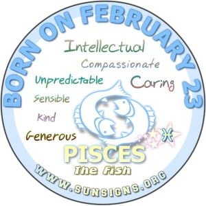 February 23 Zodiac Horoscope Birthday Personality - SunSigns.Org