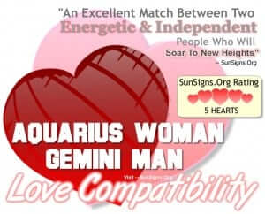 Aquarius Woman And Gemini Man - An Energetic And Excellent Match ...