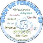 February 20 Zodiac Horoscope Birthday Personality - SunSigns.Org