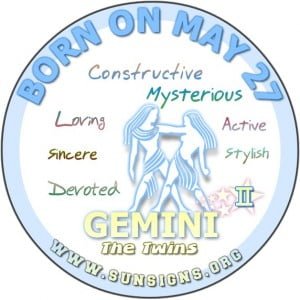 May 27 Zodiac Horoscope Birthday Personality - SunSigns.Org