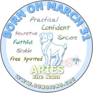 March 31 Zodiac Horoscope Birthday Personality - SunSigns.Org