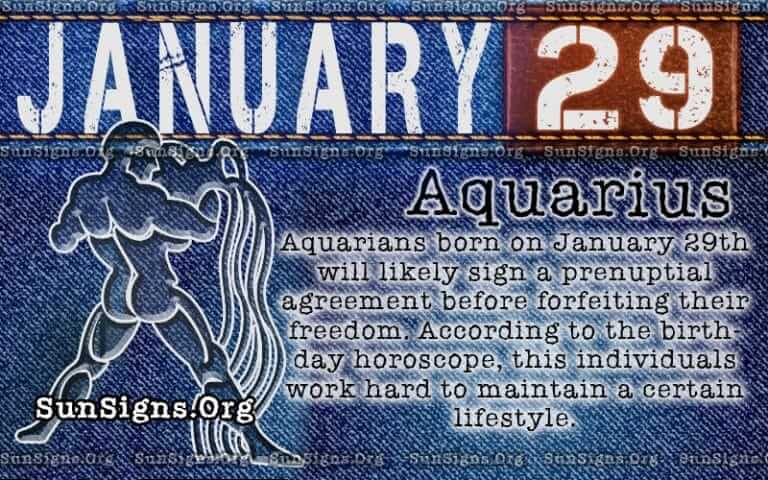 January 29 Zodiac Horoscope Birthday Personality - SunSigns.Org