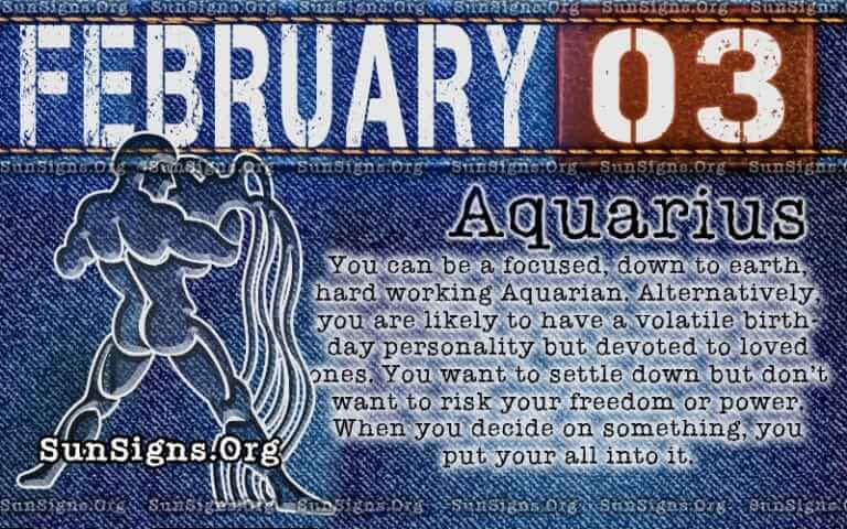 February 3 Zodiac Horoscope Birthday Personality - SunSigns.Org