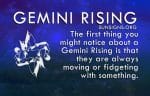 Gemini Rising Sign: Keep Pushing Forward - SunSigns.Org