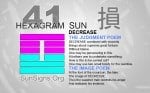 Hexagram 41: Decrease - I Ching 41 Interpretation Video - SunSigns.Org