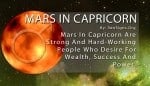 Mars In Capricorn Meaning: Working Hard and Remaining Focused ...