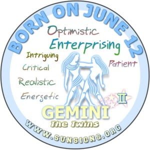June 12 Zodiac Horoscope Birthday Personality - SunSigns.Org