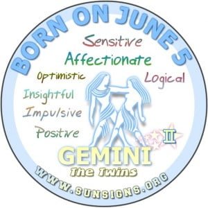 June 5 Zodiac Horoscope Birthday Personality - SunSigns.Org