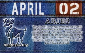 April 2 Zodiac Horoscope Birthday Personality - SunSigns.Org