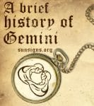 A Brief History Of Gemini Zodiac Sign - SunSigns.Org