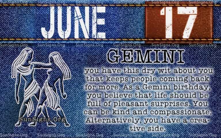 June 17 Zodiac Horoscope Birthday Personality - SunSigns.Org