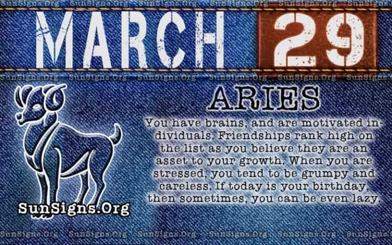 March 29 Zodiac Horoscope Birthday Personality - SunSigns.Org