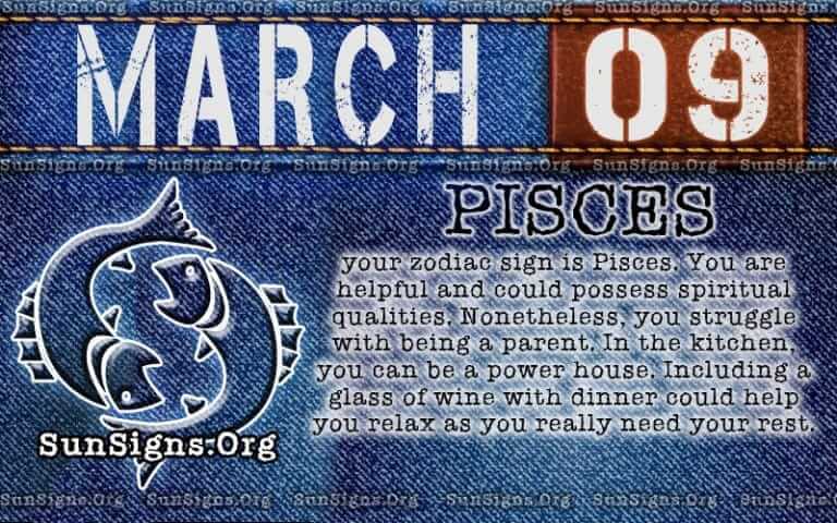 March 9 Zodiac Horoscope Birthday Personality - SunSigns.Org