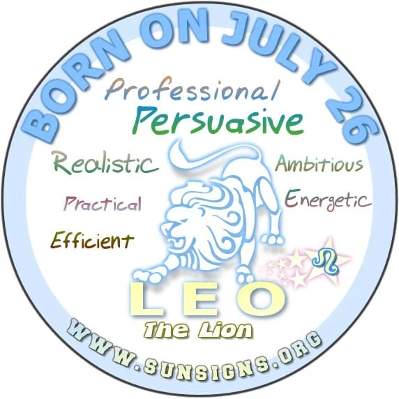 July 26 Zodiac Horoscope Birthday Personality - SunSigns.Org