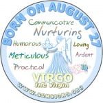 August 27 Zodiac Horoscope Birthday Personality - SunSigns.Org
