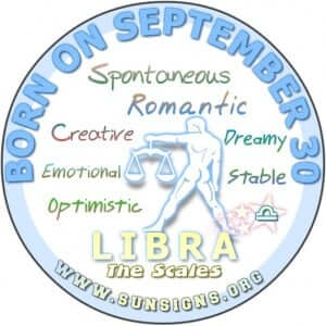 September 30 Zodiac Horoscope Birthday Personality - SunSigns.Org