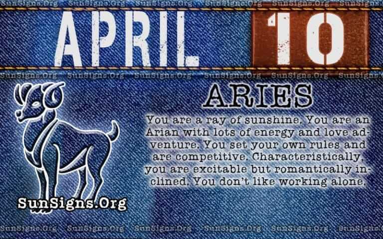 April 10 Zodiac Horoscope Birthday Personality - SunSigns.Org