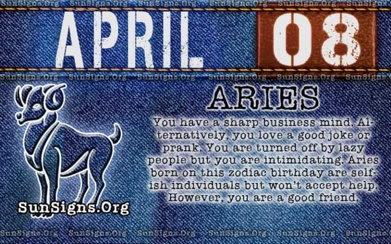 April 8 Zodiac Horoscope Birthday Personality - SunSigns.Org