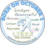 October 1 Zodiac Horoscope Birthday Personality - SunSigns.Org