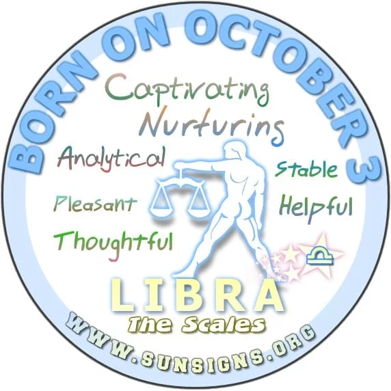 October 3 Zodiac Horoscope Birthday Personality - SunSigns.Org