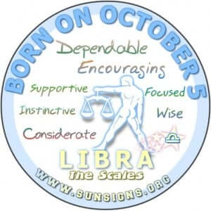 October 5 Zodiac Horoscope Birthday Personality - SunSigns.Org