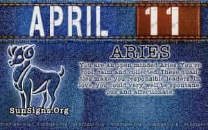 April 11 Zodiac Horoscope Birthday Personality - SunSigns.Org