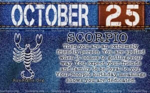 October 25 Zodiac Horoscope Birthday Personality - SunSigns.Org