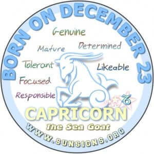 December 23 Zodiac Horoscope Birthday Personality - SunSigns.Org