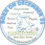 December 31 Zodiac Horoscope Birthday Personality - SunSigns.Org