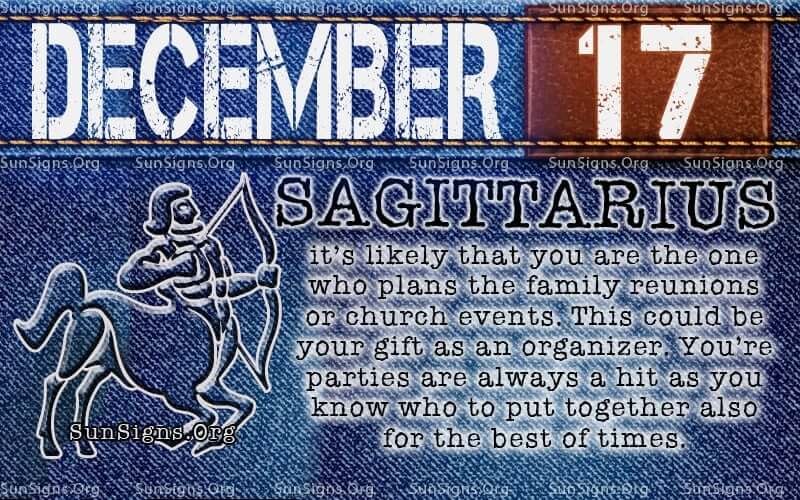 December 17 Zodiac Birthday Horoscope Personality SunSigns Org