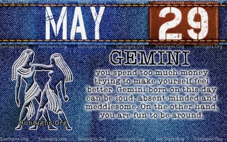May 29 Zodiac Horoscope Birthday Personality - SunSigns.Org