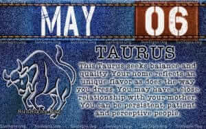 May 6 Zodiac Horoscope Birthday Personality - SunSigns.Org