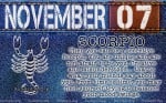 November 7 Zodiac Horoscope Birthday Personality | SunSigns.Org