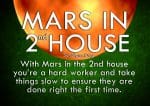 Mars In 2nd House Meaning: A Healthy Life - SunSigns.Org