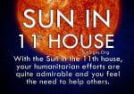 Sun In 11th House Meaning: Humanitarian And Merciful - SunSigns.Org