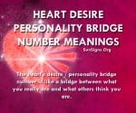 Heart's Desire Personality Bridge Number Meanings | SunSigns.Org
