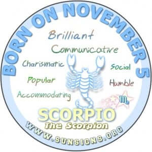 November 5 Zodiac Horoscope Birthday Personality - SunSigns.Org