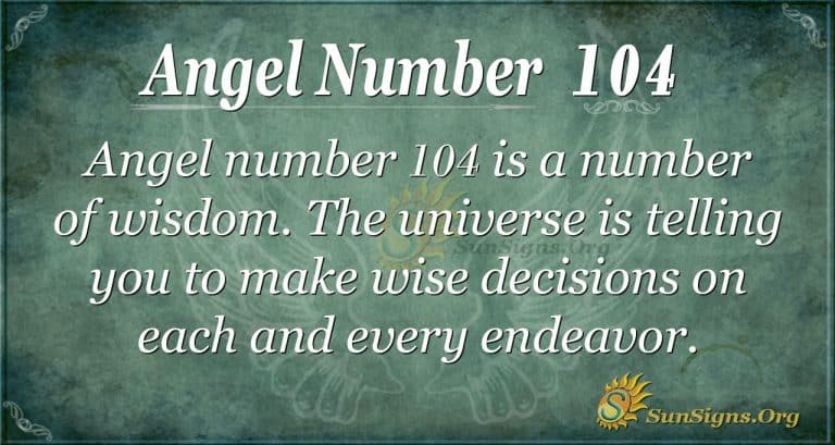 Angel Number 104 Meaning - Symbol Of Happiness And Peace