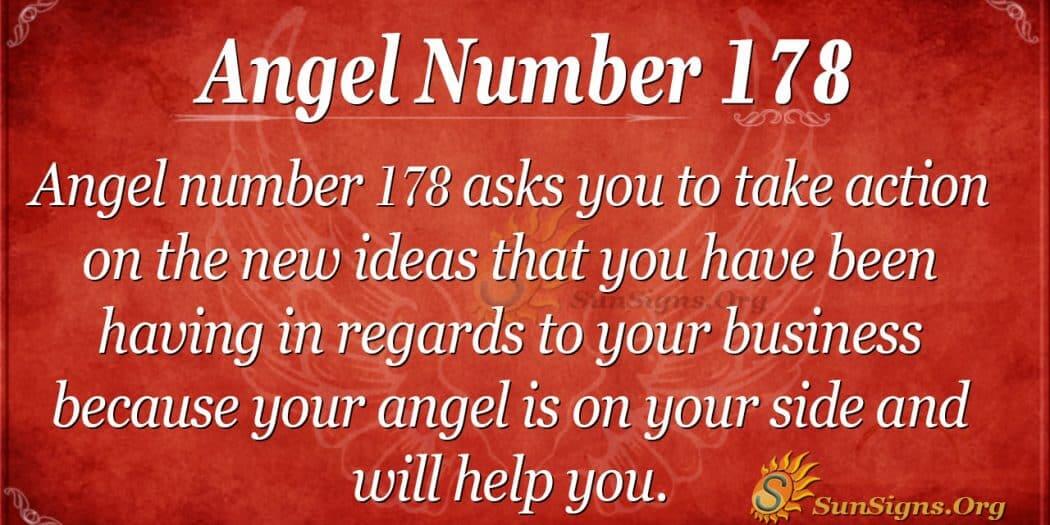 Angel Number 178 Meaning: Do Not Procrastinate - SunSigns.Org