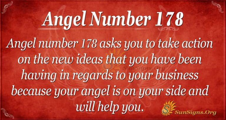 Angel Number 178 Meaning: Do Not Procrastinate - SunSigns.Org