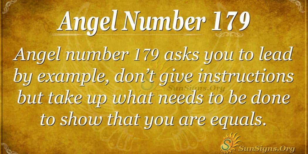 Angel Number 179 Meaning: Lead Them - SunSigns.Org