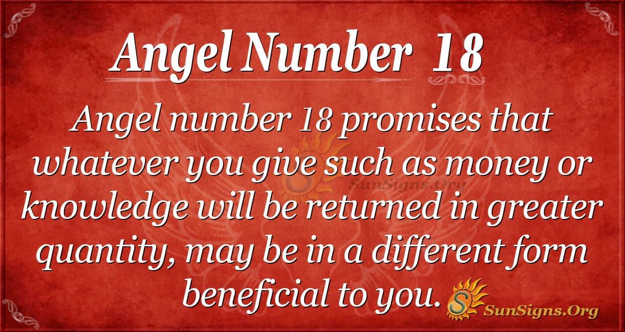 Angel Number 18 Meaning The Manifestation Of Thoughts SunSigns Org Angel Number 18 Meaning The Manifestation Of Thoughts SunSigns Org