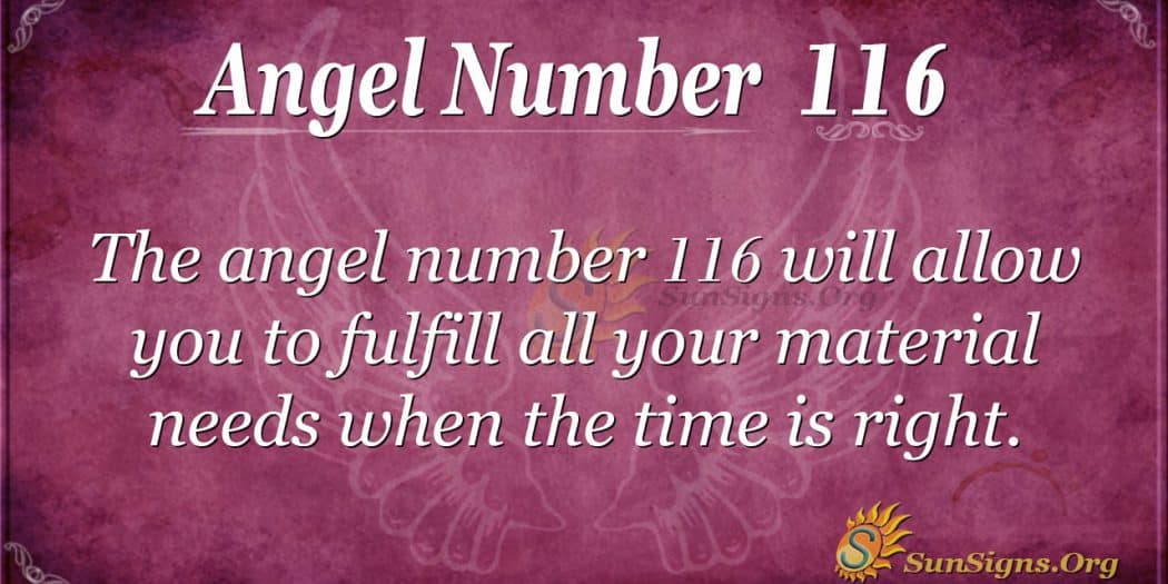 Angel Number 116 Meaning - Make Your Dreams A Reality - SunSigns.Org