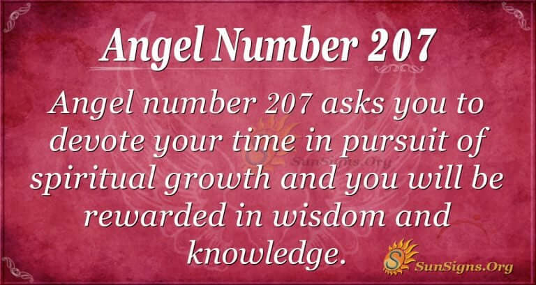 Angel Number 207 Meaning: Nurture Your Spirituality - SunSigns.Org