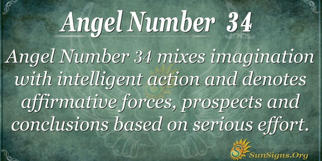 Angel Number 34 Meaning - Guidance By The Angels - SunSigns.Org