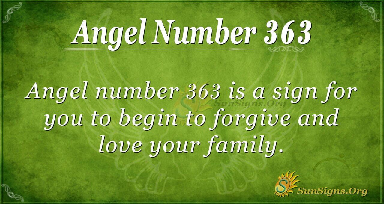 Angel Number 363 Meaning: Great Potential - SunSigns.Org