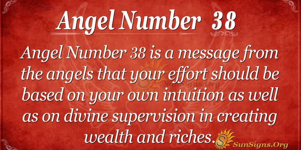 Angel Number 38 Meaning - A Sign Of Financial Rewards - SunSigns.Org
